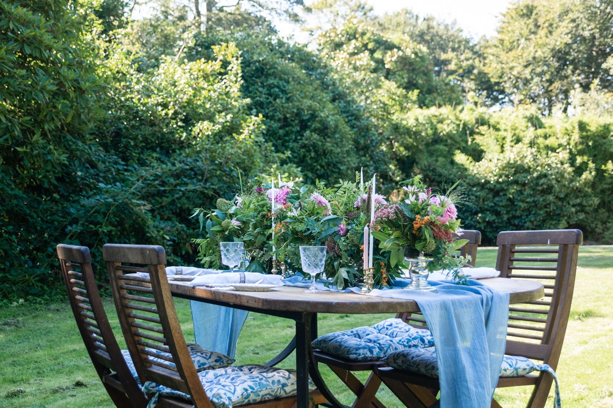 Trevella Manor - Outdoor Wedding Style - Brookside Flower Farm